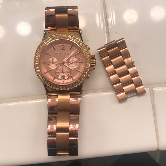 Michael Kors | Accessories | Michael Kors Womens Mk542 Dylan Rosetone ...